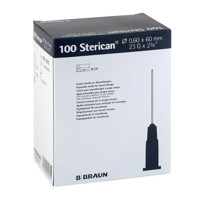Comprar Aguja hipodérmica Sterican 23G x 2 y 3/8", 0,60 x 60 mm T. Neural